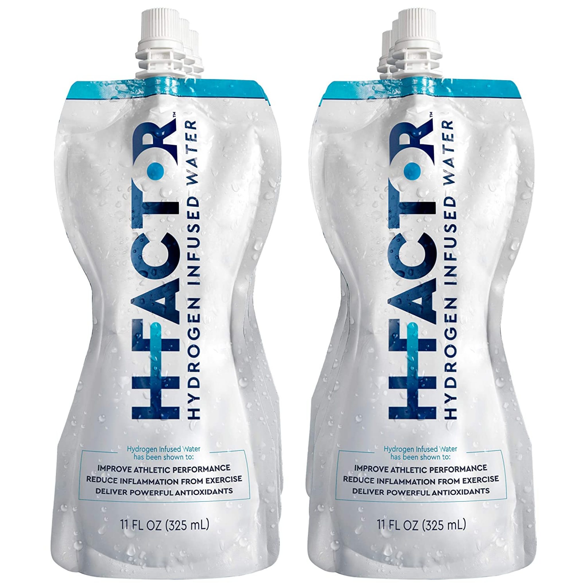 HFactor Hydrogen Infused Pure Drinking Water, 11 Fl Oz (Pack of 6 ...