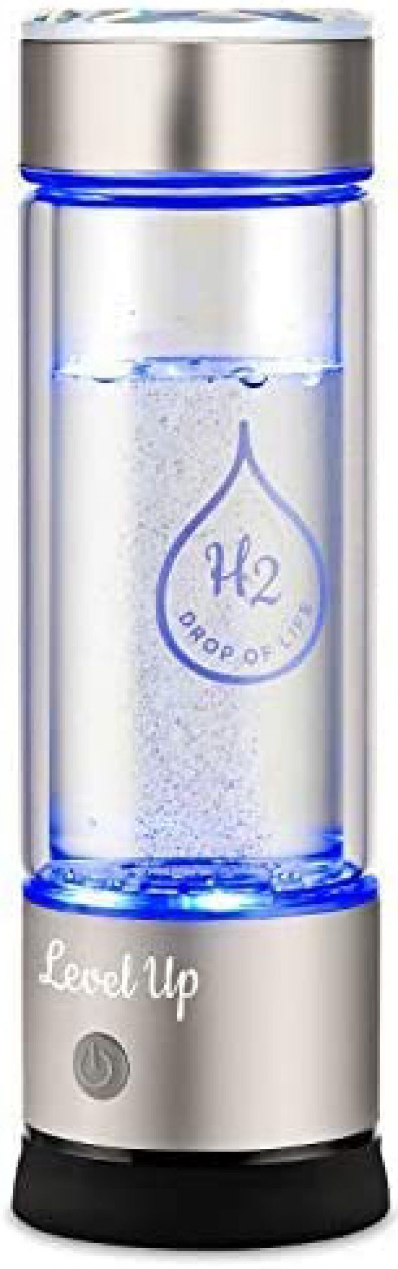 Level Up Way – Hydrogen Water Bottle Generator – High Borosilicate ...